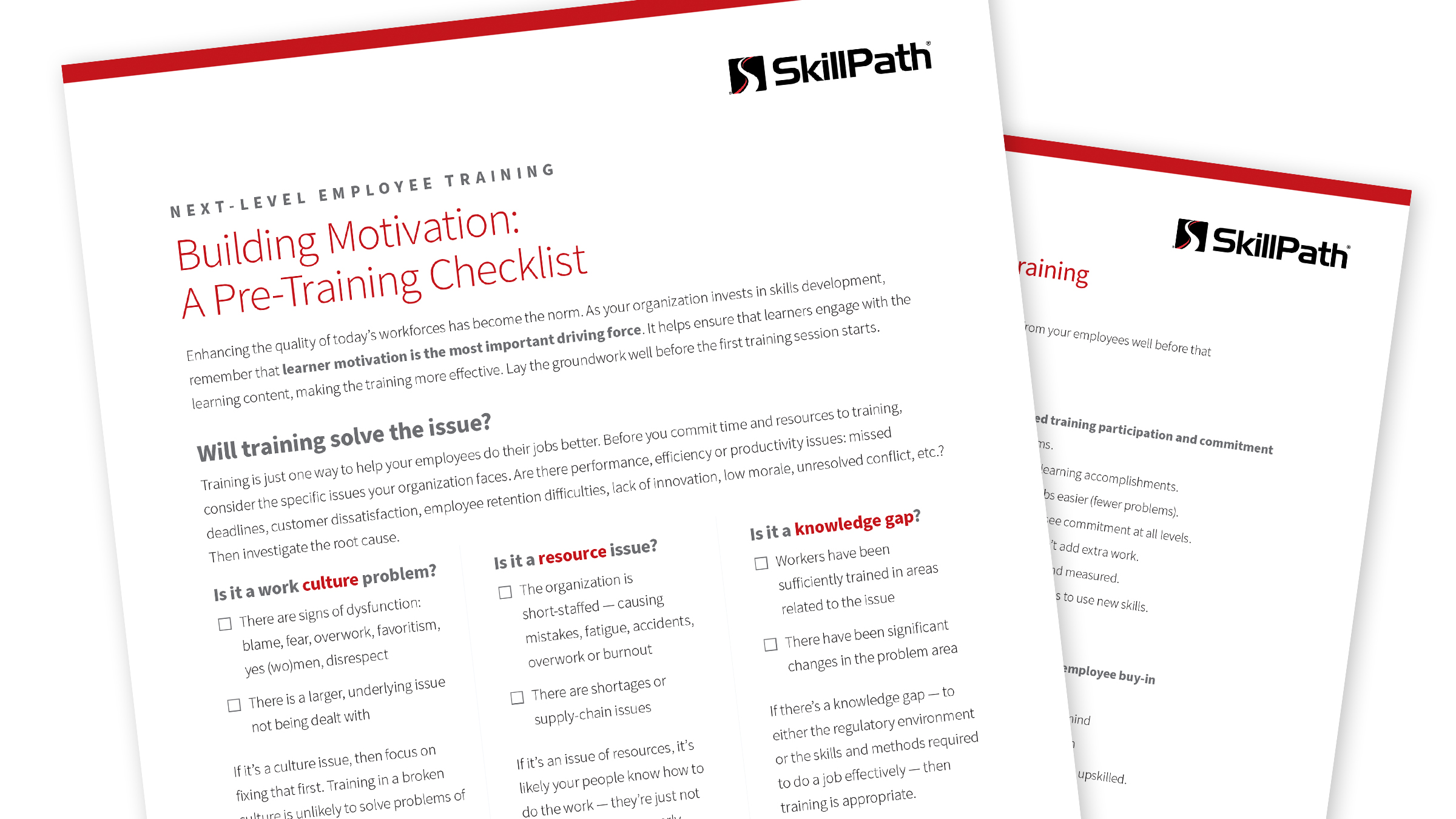Build Motivation for Learning | Free Checklist